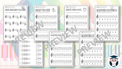 Easter Music Worksheets | Teaching Resources
