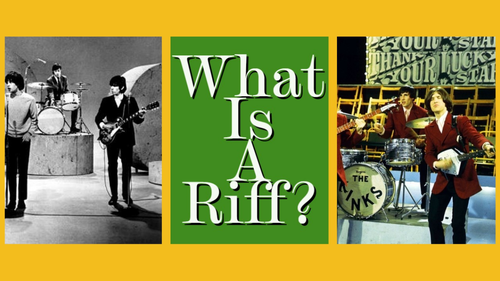 Riff - 60's Rock Complete Terms Powerpoint | Teaching Resources
