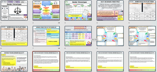 Gender Stereotypes in the Workplace + Society | Teaching Resources