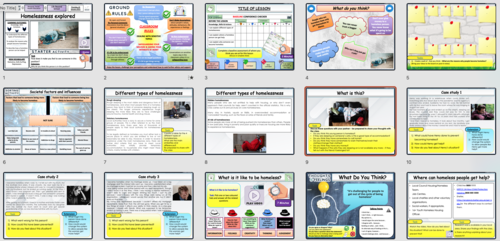 Homelessness in the UK + Poverty | Teaching Resources