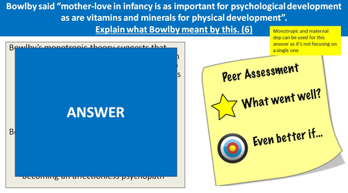 Bowlby's 'Maternal deprivation' theory - AQA A Level Psychology ...
