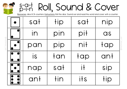 Sounds & CVC: SATPIN (Jolly Phonics Group 1) | Teaching Resources
