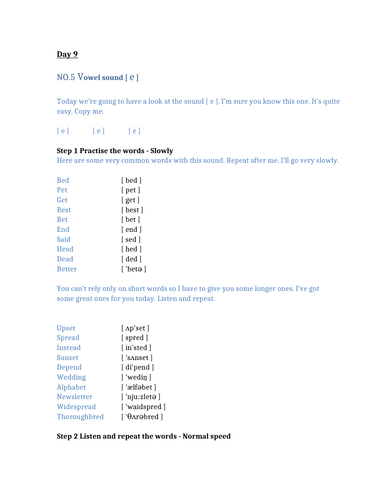 ESL/EFL Beginner's English Pronunciation (free part 1) | Teaching Resources