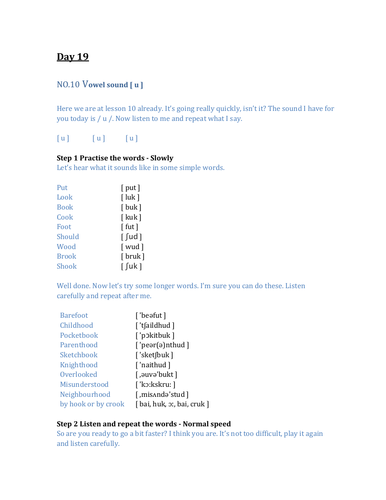 ESL/EFL Beginner's English Pronunciation (part 2) | Teaching Resources