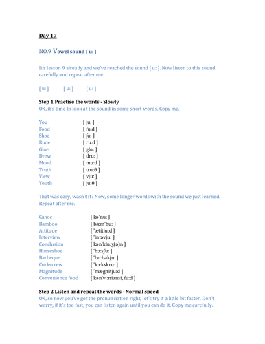 ESL/EFL Beginner's English Pronunciation (part 2) | Teaching Resources