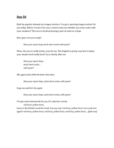 ESL/EFL Beginner's English Pronunciation (part 5) | Teaching Resources