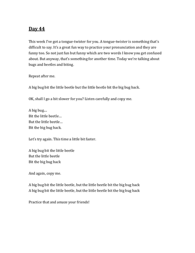 ESL/EFL Beginner's English Pronunciation (part 5) | Teaching Resources