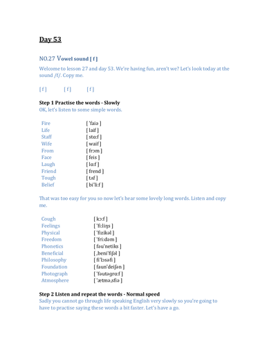 ESL/EFL Beginner's English Pronunciation (part 5) | Teaching Resources