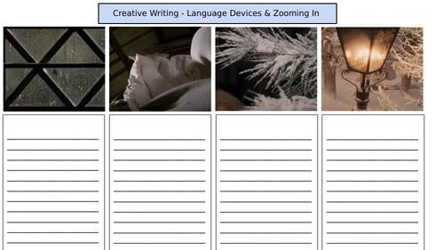 English Language Paper One Question Five - Zoom In | Teaching Resources