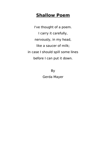 Poetry Imagery Planning Year 6 English Literature Imagery and ...