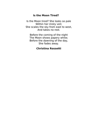 Poetry Imagery Planning Year 6 English Literature Imagery and ...