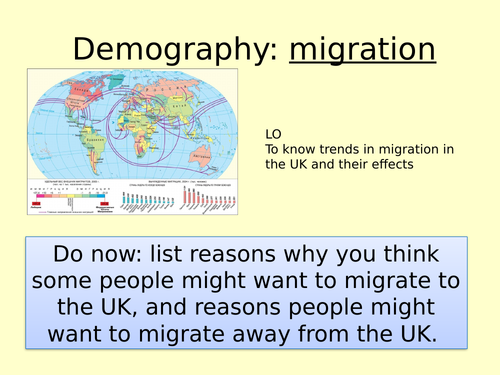Demography- globalisation & migration | Teaching Resources Demography- globalisation & migration | Teaching Resources
