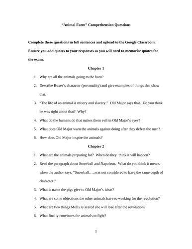 Animal Farm Unit | Teaching Resources