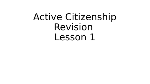 AQA GCSE citizenship bundle | Teaching Resources AQA GCSE citizenship bundle | Teaching Resources