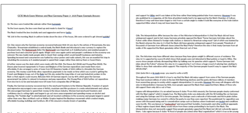 Weimar and Nazi Germany Skills activities/ examples | Teaching Resources