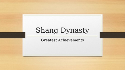 4 Civilisations - Greatest Achievements - Shang Dynasty, Ancient Egypt ...