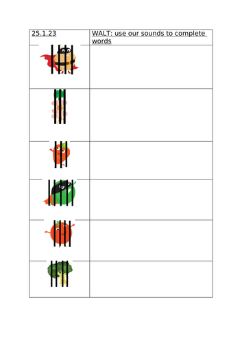 Supertato character writing | Teaching Resources