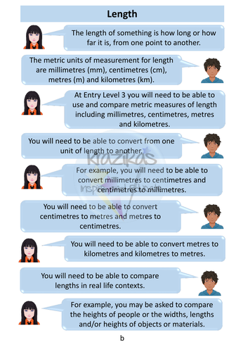 Length PowerPoint Lesson and Workbook -Functional Skills Maths - Entry ...