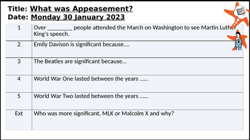 WW2 Appeasement | Teaching Resources