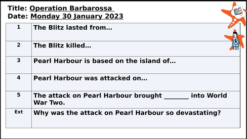 WW2 Operation Barbarossa | Teaching Resources