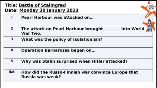 WW2 Stalingrad | Teaching Resources