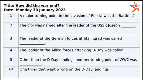 WW2 VE Day/End of War Europe | Teaching Resources