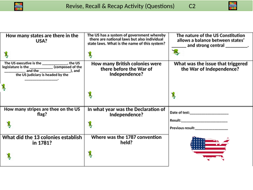 US Constitution - Key Principals and Features - 2 Full lessons ...