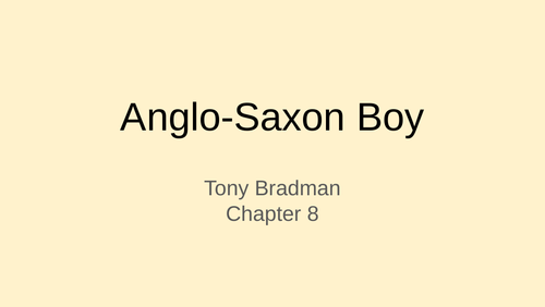Anglo-Saxon Boy Reading Comprehension | Teaching Resources