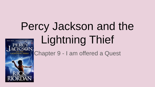 Percy Jackson and the Lightning Thief Reading Comprehension | Teaching ...