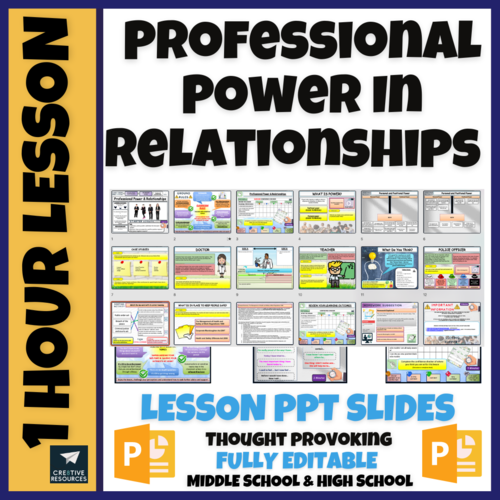 Professional Power & Relationships PSHE | Teaching Resources