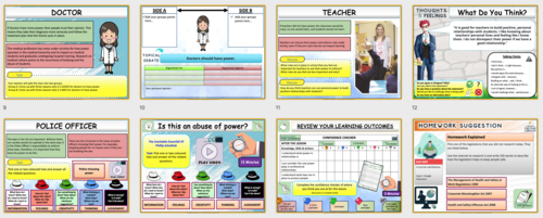 Professional Power & Relationships PSHE | Teaching Resources