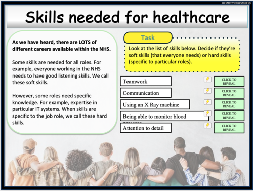 Careers in Healthcare + NHS | Teaching Resources