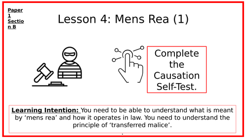 Criminal Law Key Cases Bundle | Teaching Resources