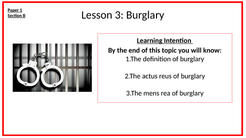 Criminal Law Key Cases Bundle | Teaching Resources