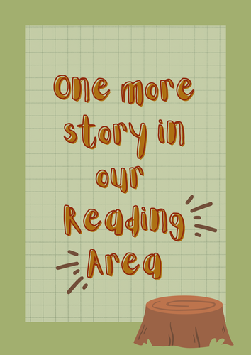 Reading Area Poster Display Natural | Teaching Resources