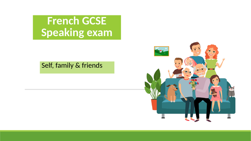 French GCSE oral questions - home life/ family | Teaching Resources