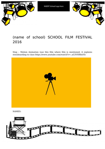 Junior Cycle English Stop-Motion Animation Workbook | Teaching Resources