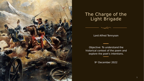 The Charge of the Light Brigade (AQA) GCSE Poetry Anthology | Teaching ...