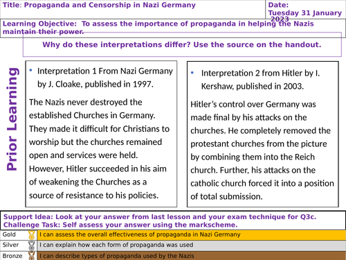 Nazi Germany: Propaganda and Media | Teaching Resources