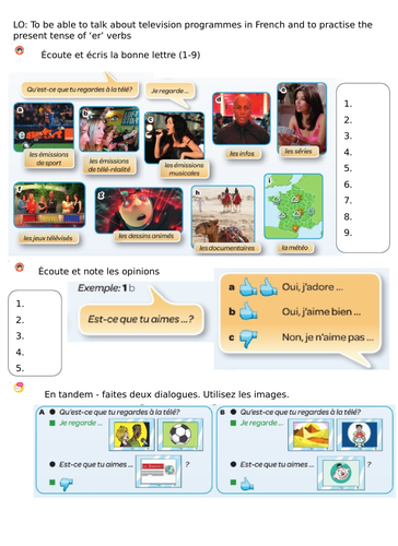 Studio 2 Rouge Module 1 Worksheets | Teaching Resources