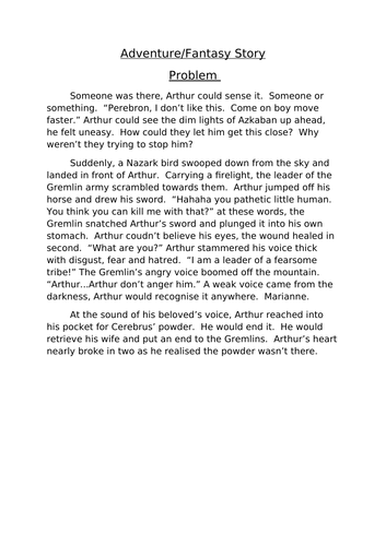 year 6 Literacy Fiction Genre To plan, draft, write and improve an ...