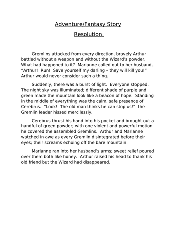 year 6 Literacy Fiction Genre To plan, draft, write and improve an ...