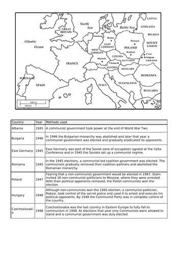 3 lessons - Soviet expansion after WW2 | Teaching Resources