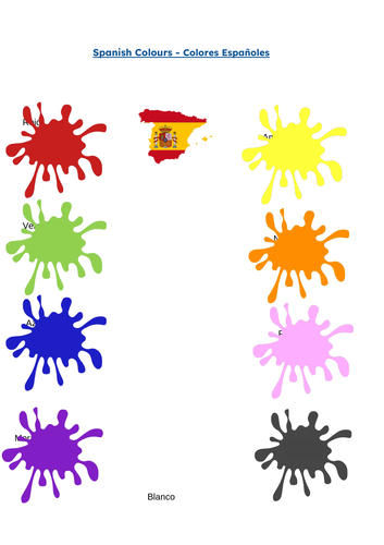 Spanish Colours | Teaching Resources