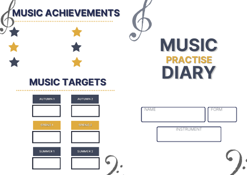 Music Practise Diary | Teaching Resources