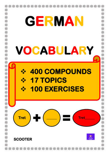 German Vocabulary - Compounds | Teaching Resources