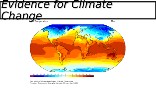 Evidence for Climate Change | Teaching Resources
