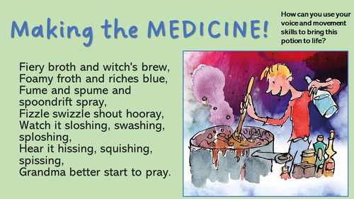 George's Marvellous Medicine by Roald Dahl: Extensive Drama resource ...