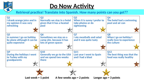 GCSE Spanish - Series of lessons on holidays | Teaching Resources