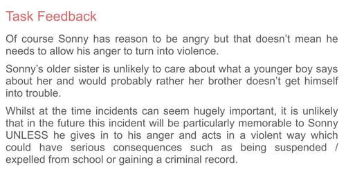 Fighting / Violent Behaviour Tutorial | Teaching Resources